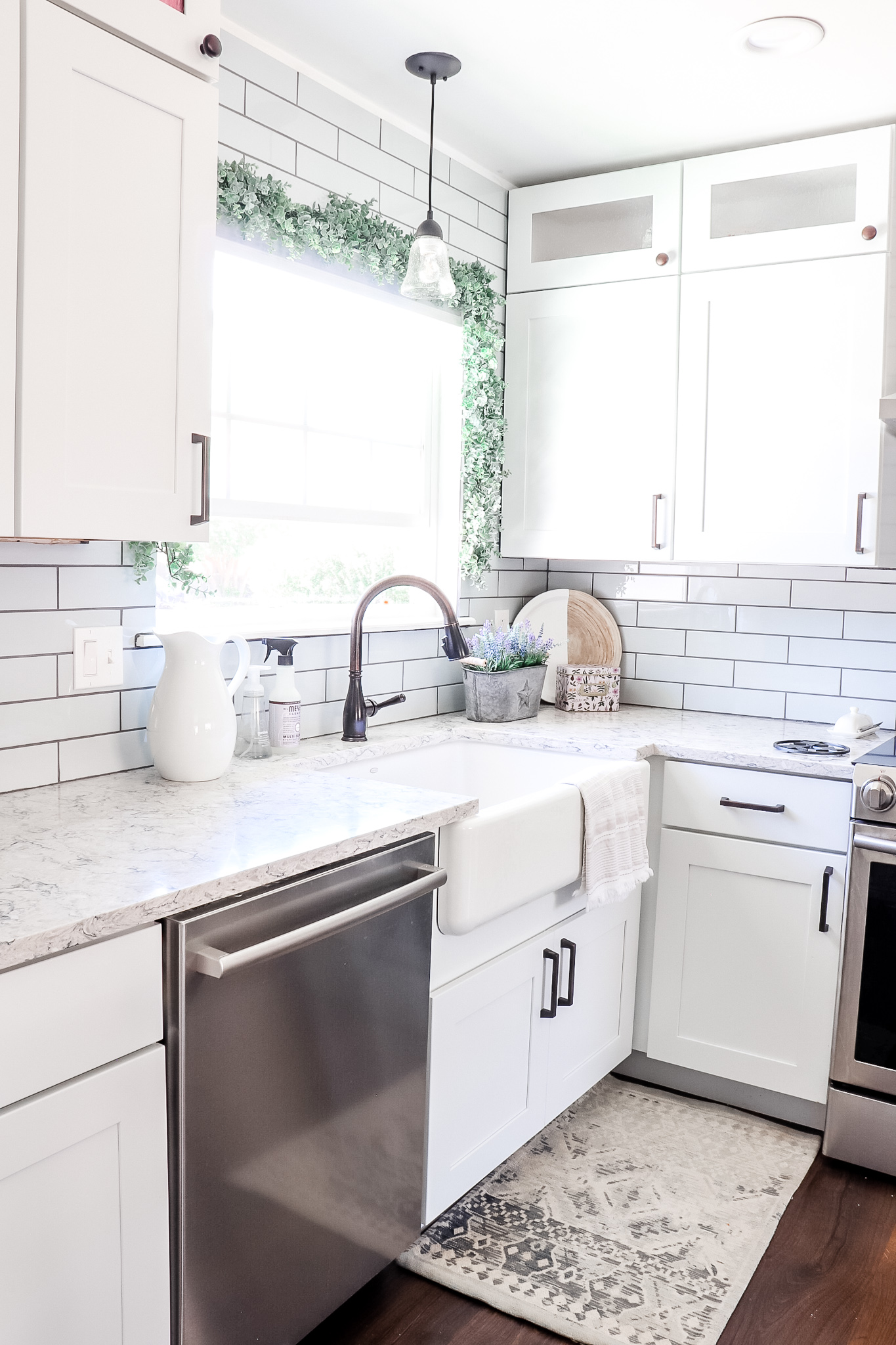 Kitchen Update! Our Backsplash + Grout Color - Liz Pacini
