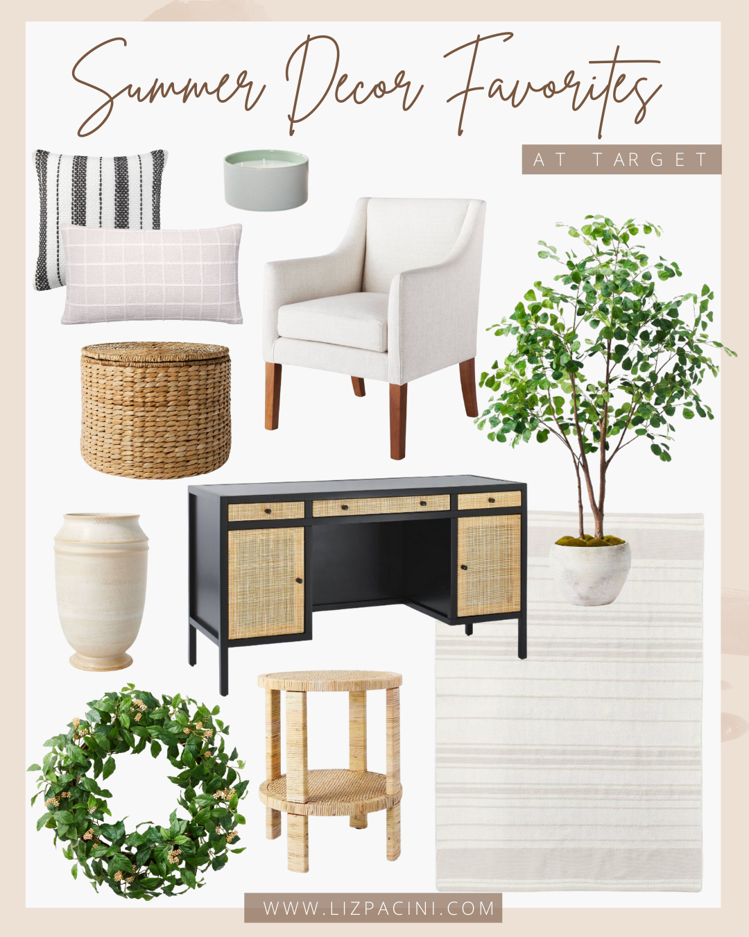 Summer Decor Favorites at Target - Liz Pacini