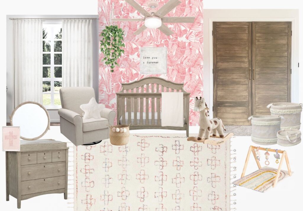 Girl Nursery Mood Board - Liz Pacini