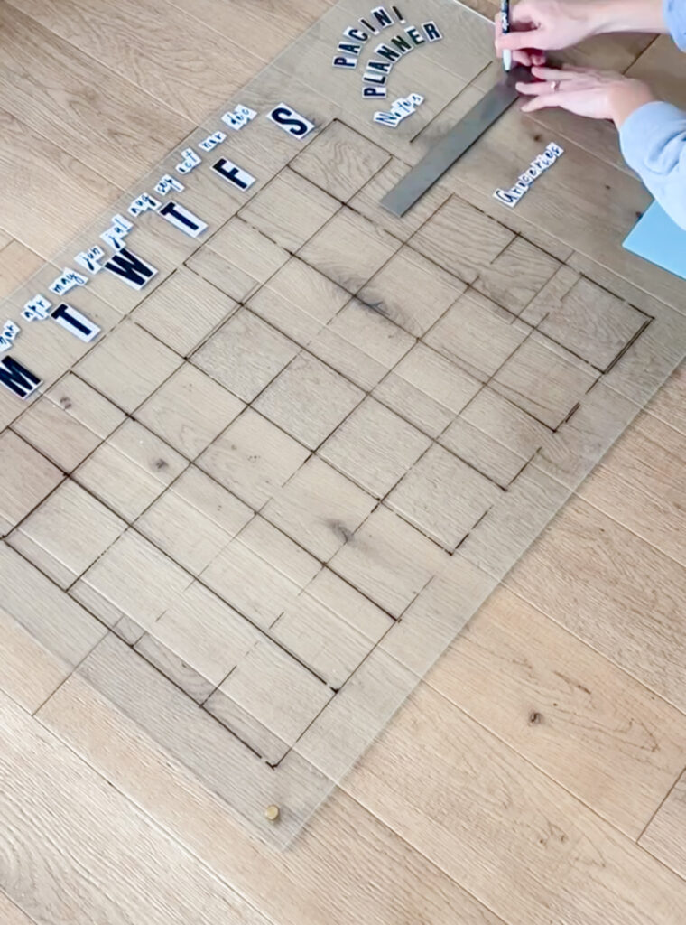 DIY Acrylic Wall Calendar (No Tools Required!) - Liz Pacini